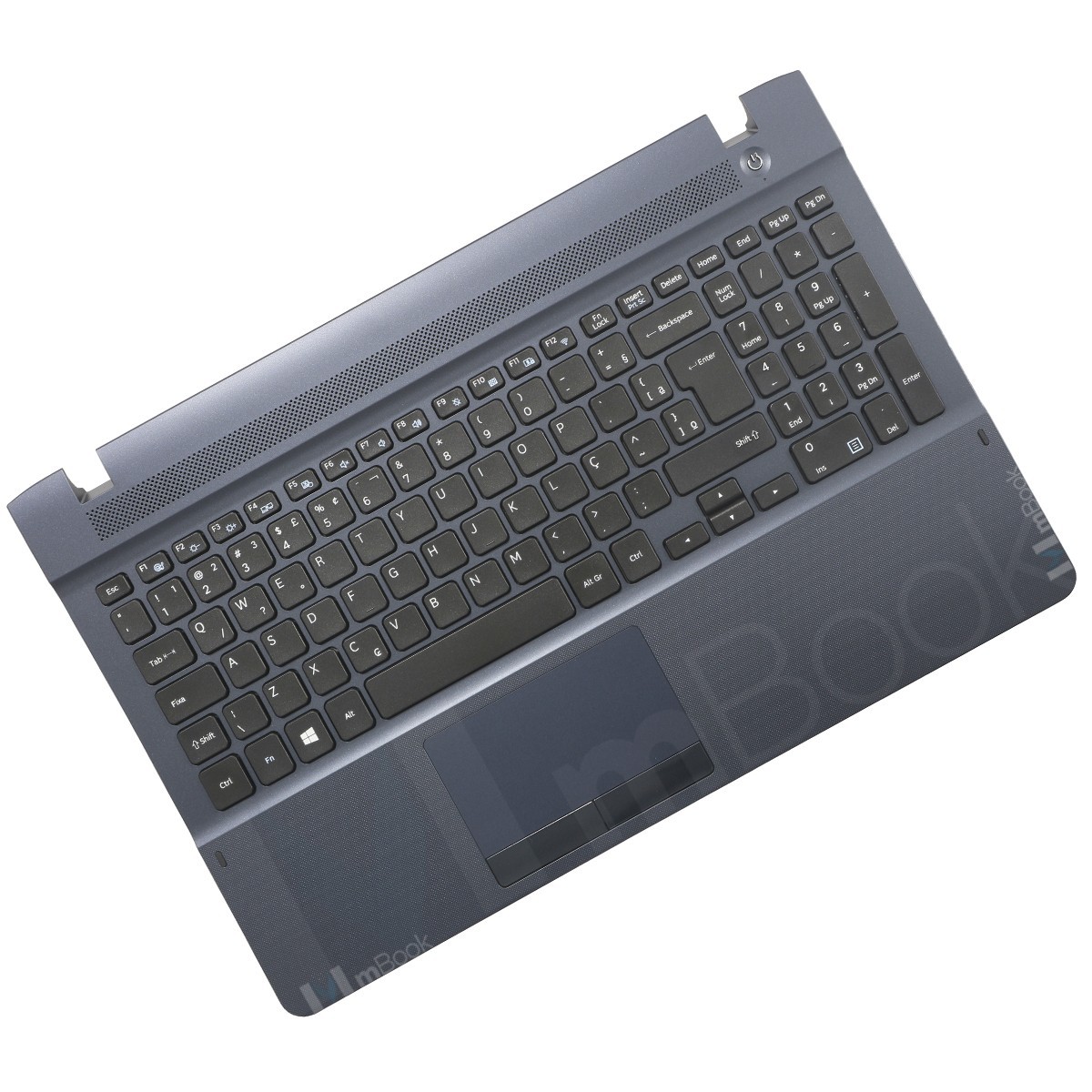 Teclado Palmrest Topcover pra Samsung compatível c NP300E5E Teclado Palmrest Topcover pra Samsung compatível c NP300E5E
